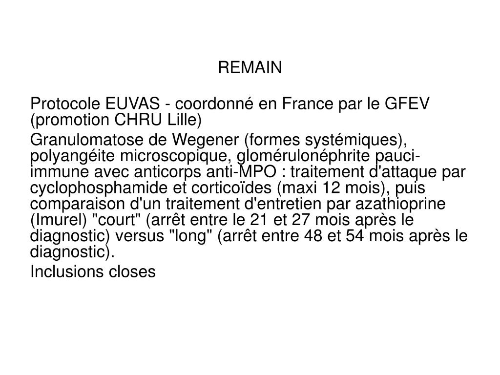 PPT - Vascularites systémiques Aspects thérapeutiques PowerPoint ...
