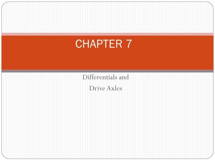 PPT - CHAPTER 7 PowerPoint Presentation, free download - ID:3597447