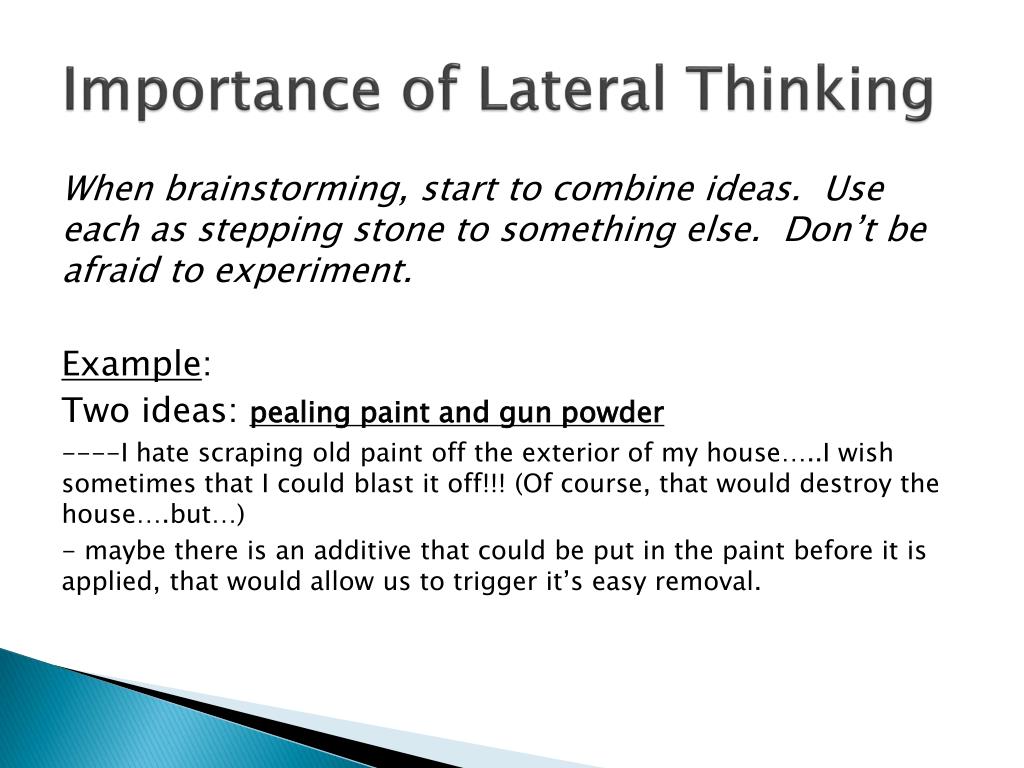 PPT - Business Idea Generation, Creative Thinking, Idea Screening and ...