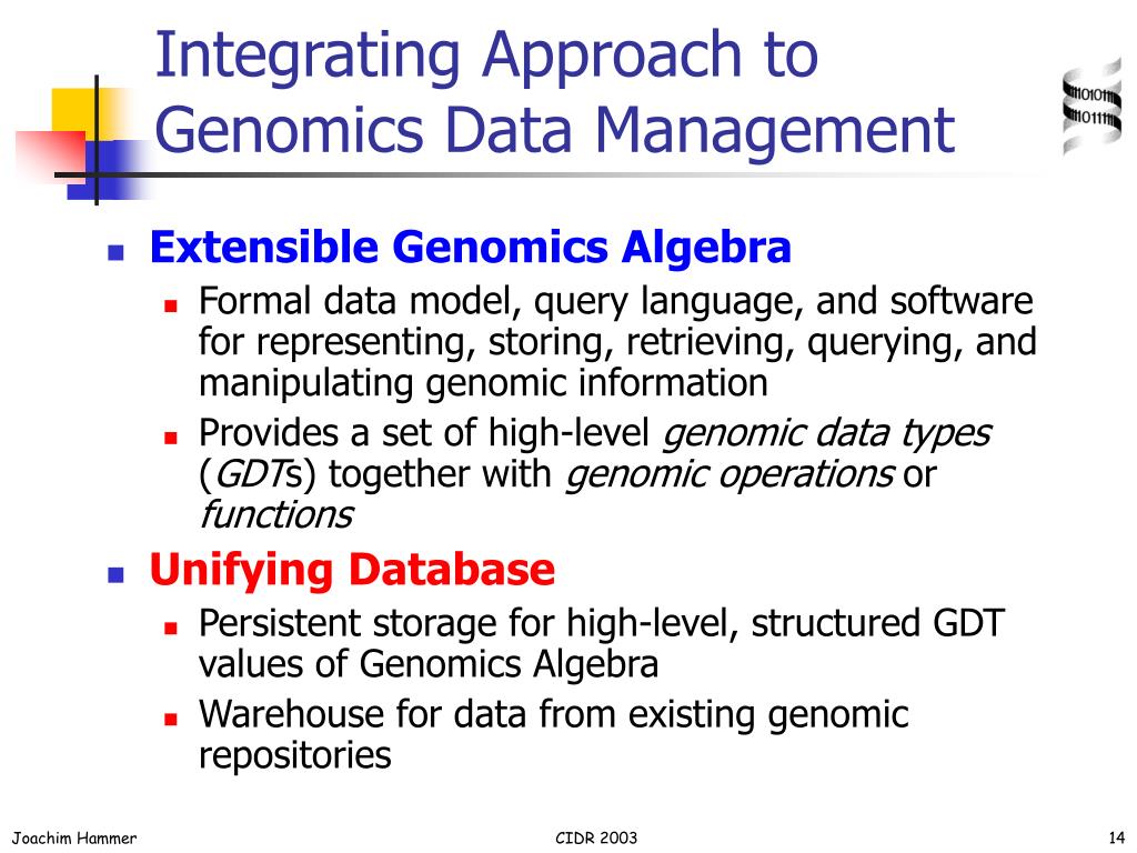 PPT - Joachim Hammer and Markus Schneider University of Florida CIDR ...
