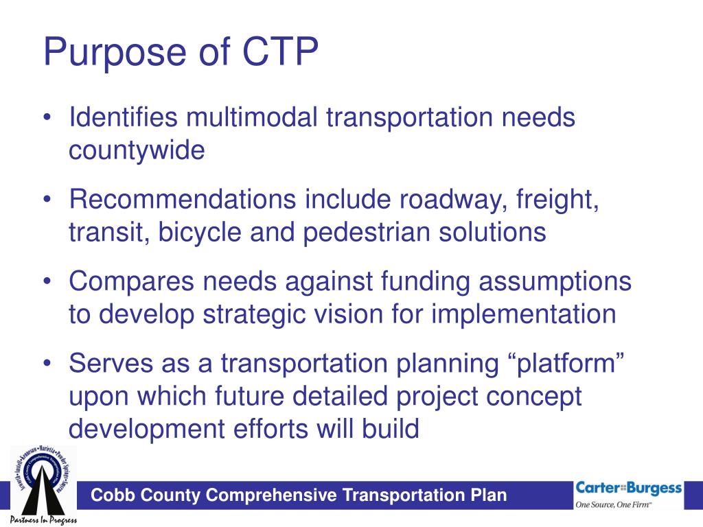 PPT - Cobb County Comprehensive Transportation Plan (CTP) PowerPoint ... PPT - Cobb County Comprehensive Transportation Plan (CTP) PowerPoint ...