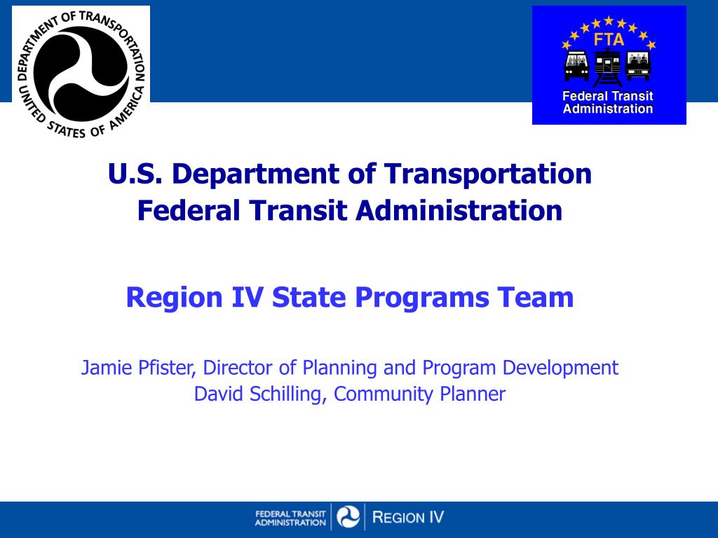 PPT - State Programs Team: Enhancing Transit in Southeast Region ...