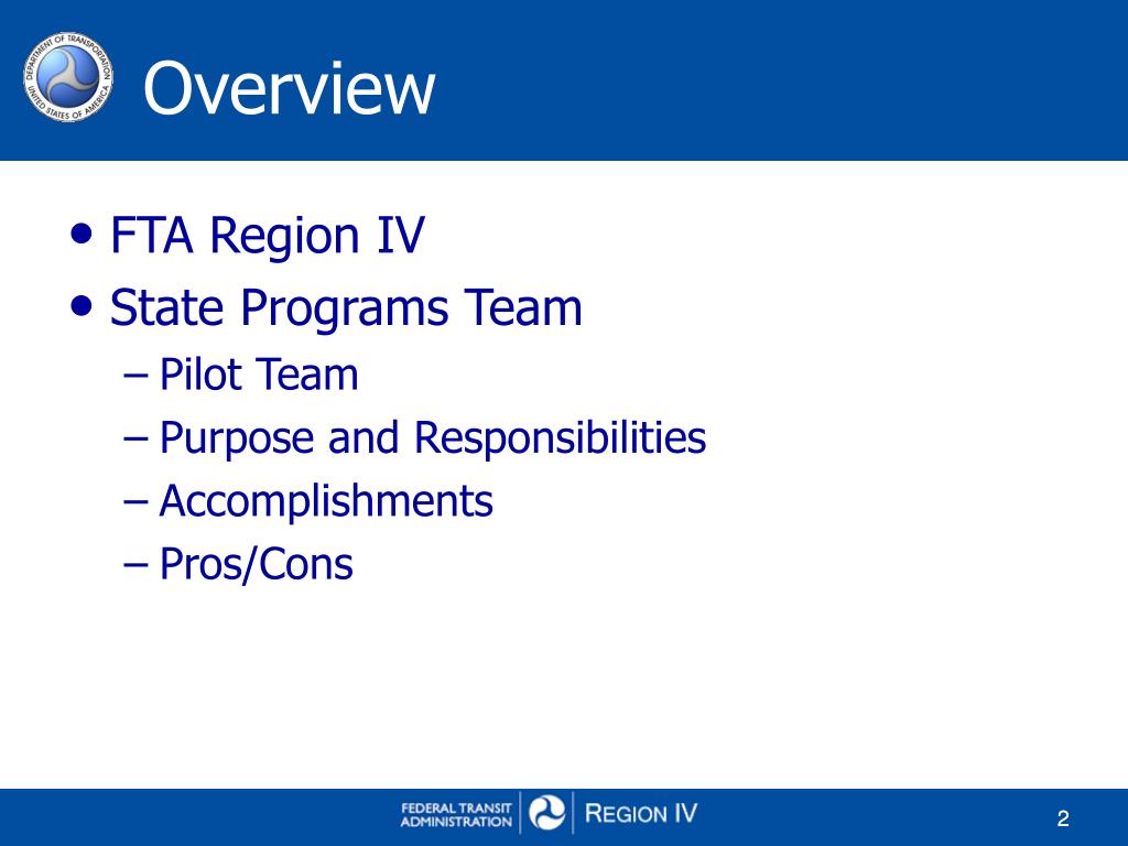 PPT - State Programs Team: Enhancing Transit in Southeast Region ...