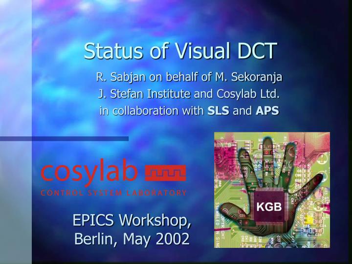 PPT - Status of Visual DCT PowerPoint Presentation, free download - ID ...
