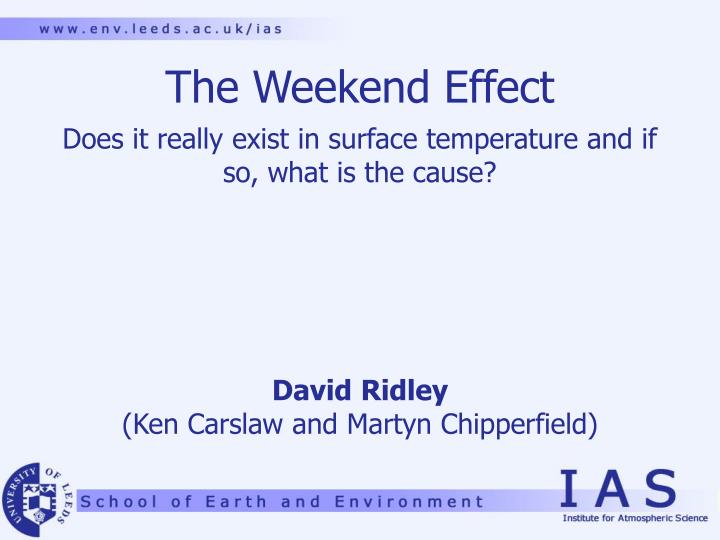 PPT - The Weekend Effect PowerPoint Presentation, free download - ID ...