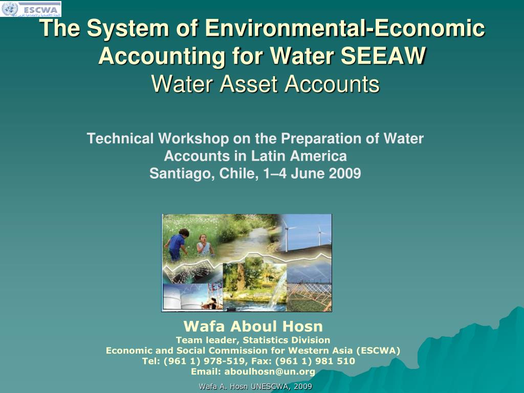 PPT - The System of Environmental-Economic Accounting for Water SEEAW ...