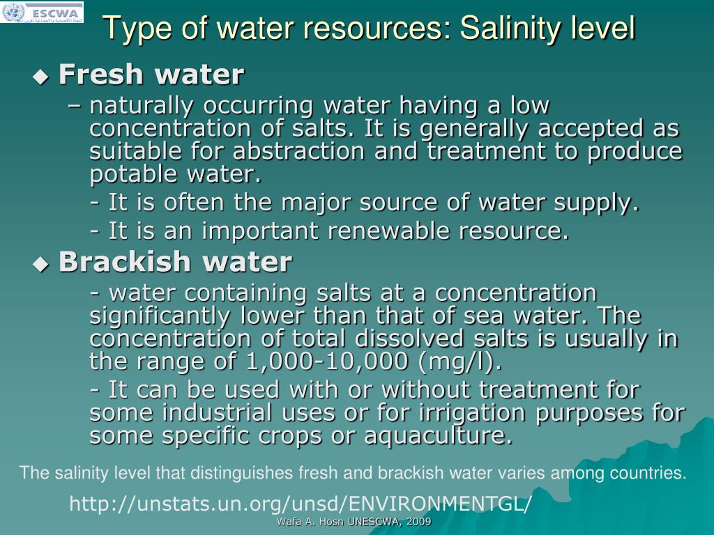 PPT - The System of Environmental-Economic Accounting for Water SEEAW ...