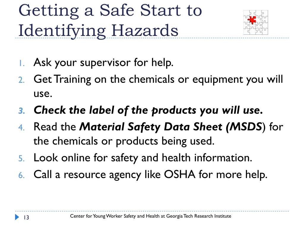 Hazard test tips - gnomnex