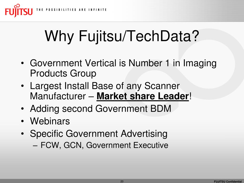 PPT - Fujitsu Federal Government Market Strategy George Patrick Sr ...