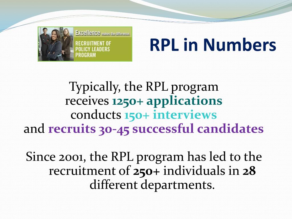 PPT - RECRUITMENT OF POLICY LEADERS 2013 CAMPAIGN PowerPoint ...