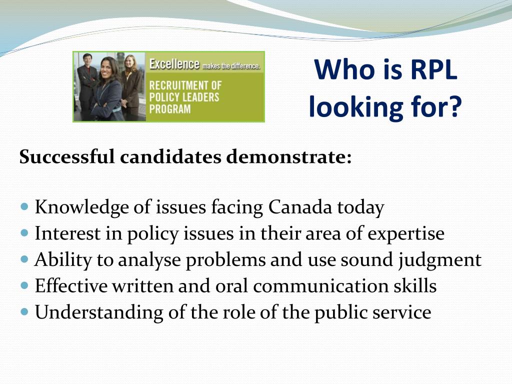 PPT - RECRUITMENT OF POLICY LEADERS 2013 CAMPAIGN PowerPoint ...