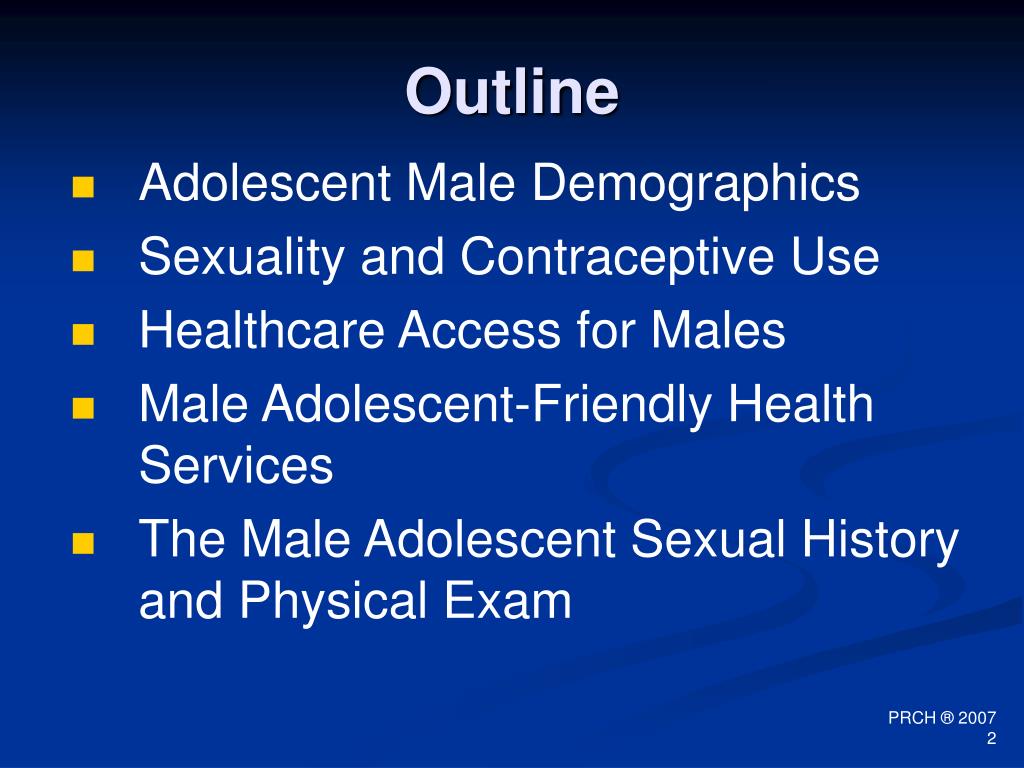 PPT - Male Adolescent Reproductive Health PowerPoint Presentation, free ...