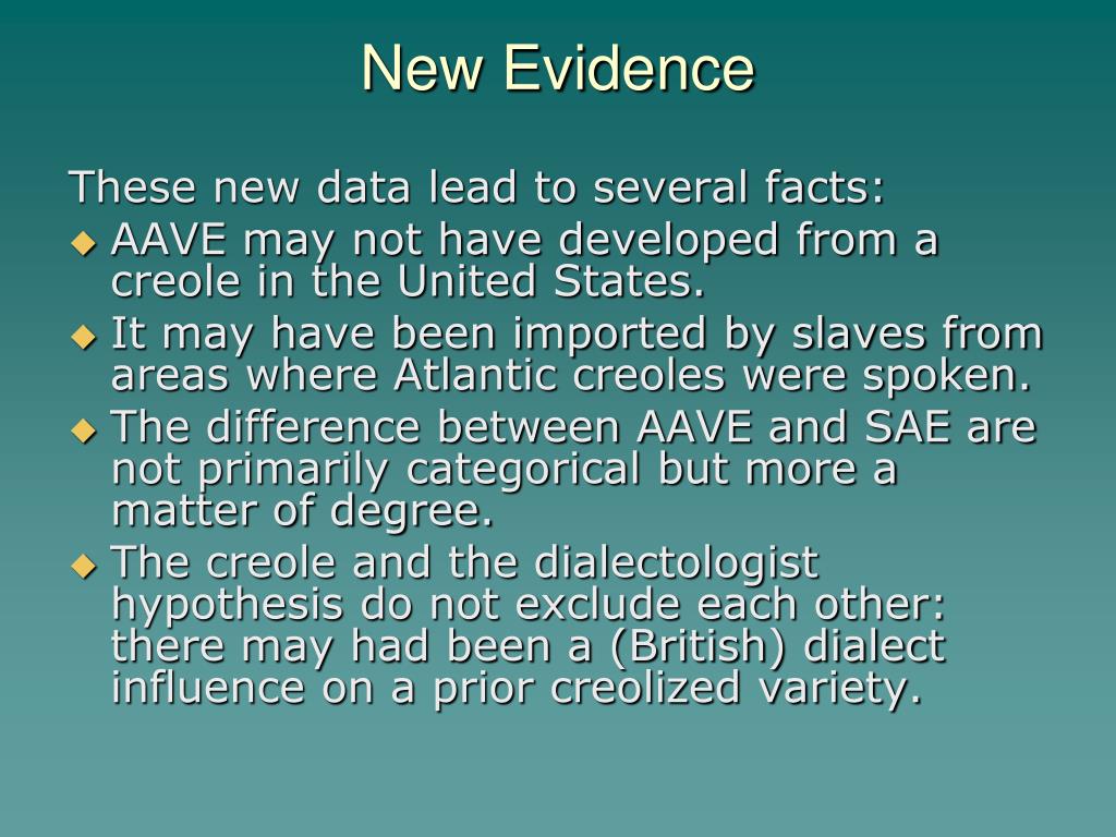PPT - African-American Vernacular English (AAVE) PowerPoint ...