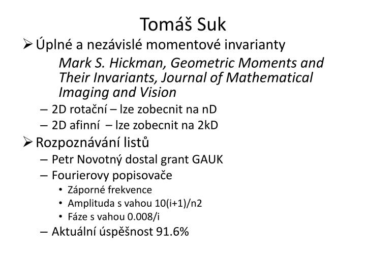 PPT - Tom áš Suk PowerPoint Presentation, free download - ID:3600705