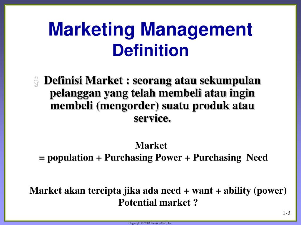 PPT - Pertemuan 1 Ruang Lingkup Kulian & Defining Marketing for the ...