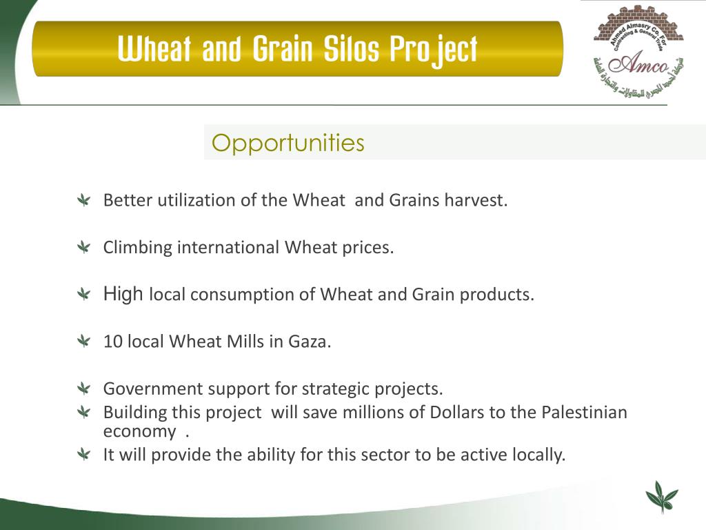 PPT - Wheat & Grain Silos Project May 21-23 Bethlehem, Palestine ...