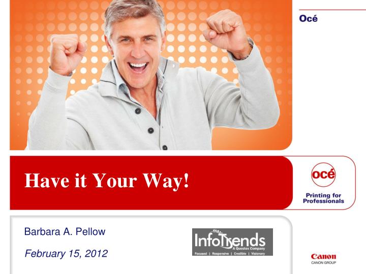 PPT - Have it Your Way! PowerPoint Presentation, free download - ID:3601901
