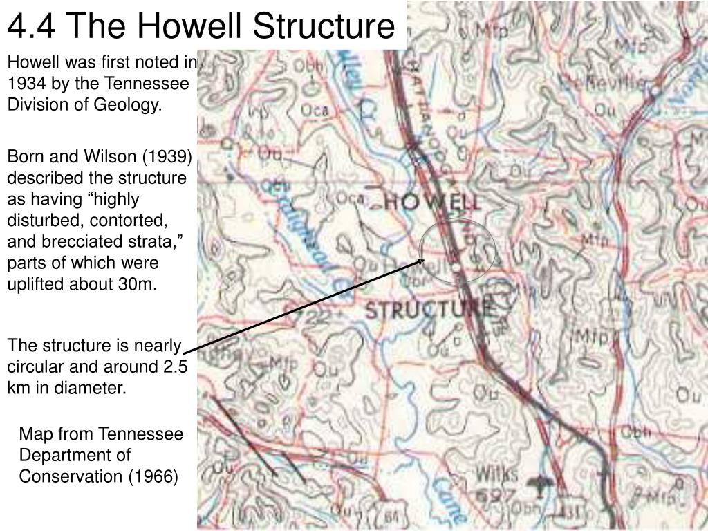 PPT - The Tennessee Impact Craters: Changing Views on Wells Creek ...