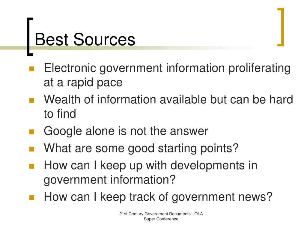 PPT - 21 st Century Government Documents PowerPoint Presentation, free ...