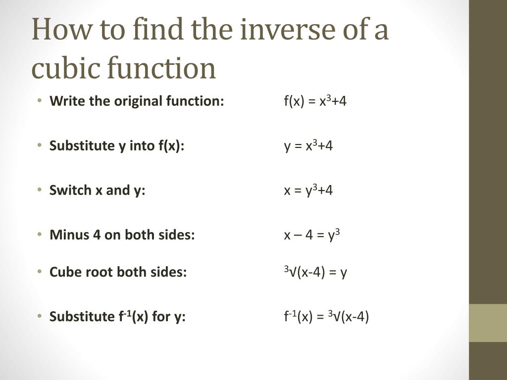 Ppt Inverse Functions Powerpoint Presentation Free Download Id 3602699