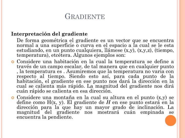 PPT - GRADIENTE, ROTACIONAL Y DIVERGENCIA. PowerPoint Presentation - ID ...