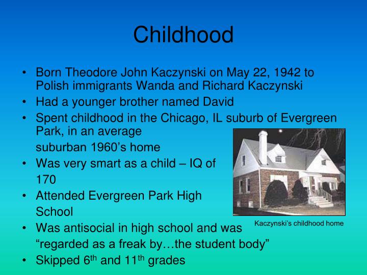 PPT - The Unabomber: Ted Kaczynski PowerPoint Presentation - ID:3603537