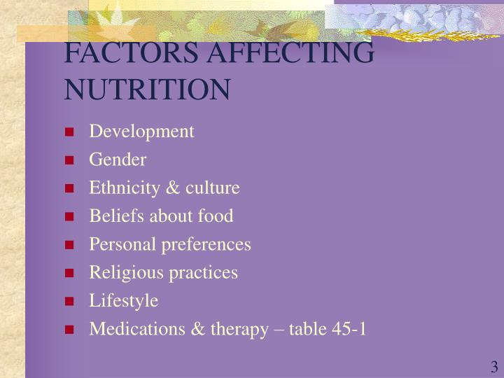 PPT - NUTRITION Nursing Implications PowerPoint Presentation - ID:3603599